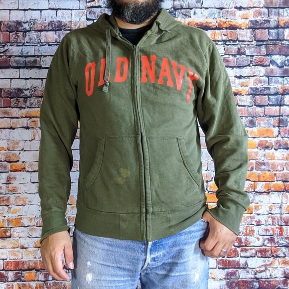 Old Navy | Jackets & Coats | Vintage Old Nave Zip Up Hoodie Jacket | Poshmark